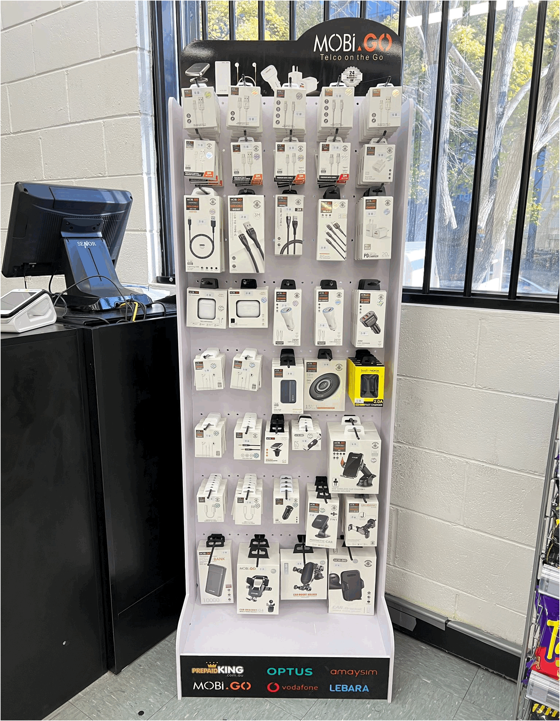 Retail King Accessories Display Stand - LARGE Minimum order of accesso